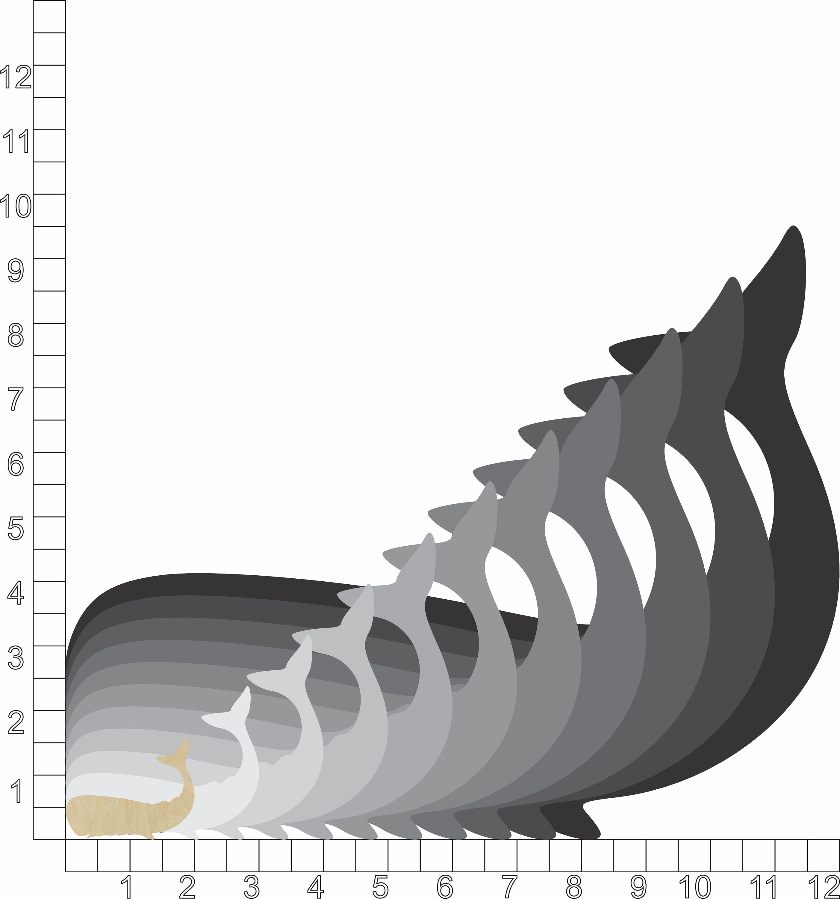 Whale Shape Sea Animals Ocean Multiple Sizes Laser Cut - Etsy