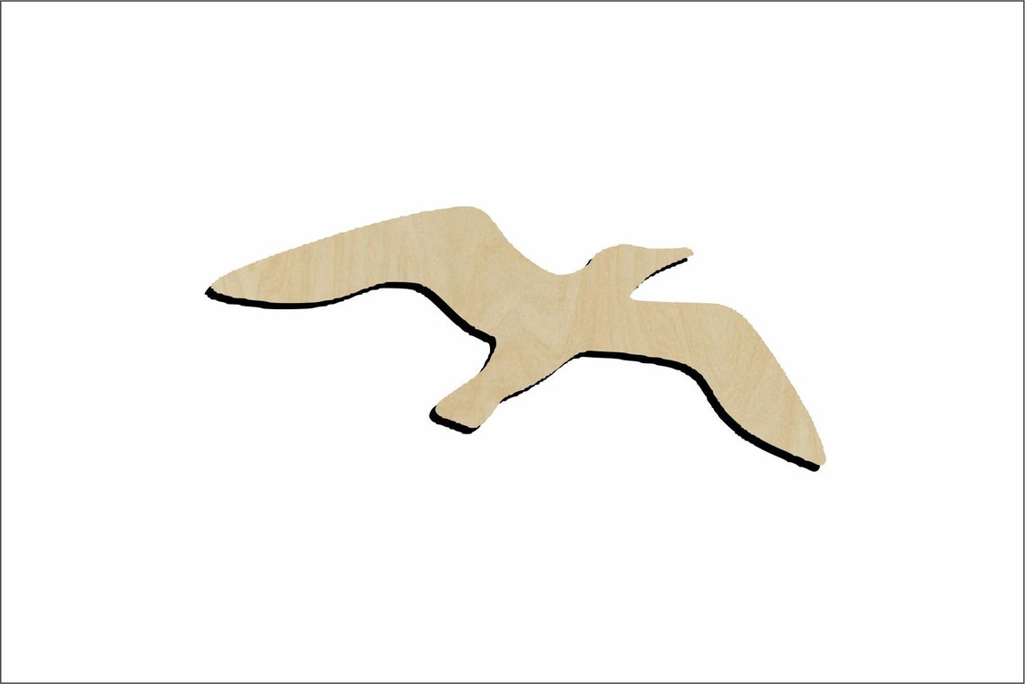 Seagull Shape | Ocean | Birds | Multiple Sizes | Laser Cut | Unfinished ...