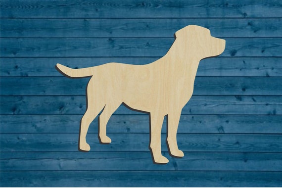 Labrador Lab Dog Shape Multiple Sizes Laser Cut | Etsy