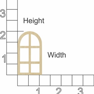 Window Shape | Multiple Sizes | Laser Cut | Unfinished | Wood Cutouts ...