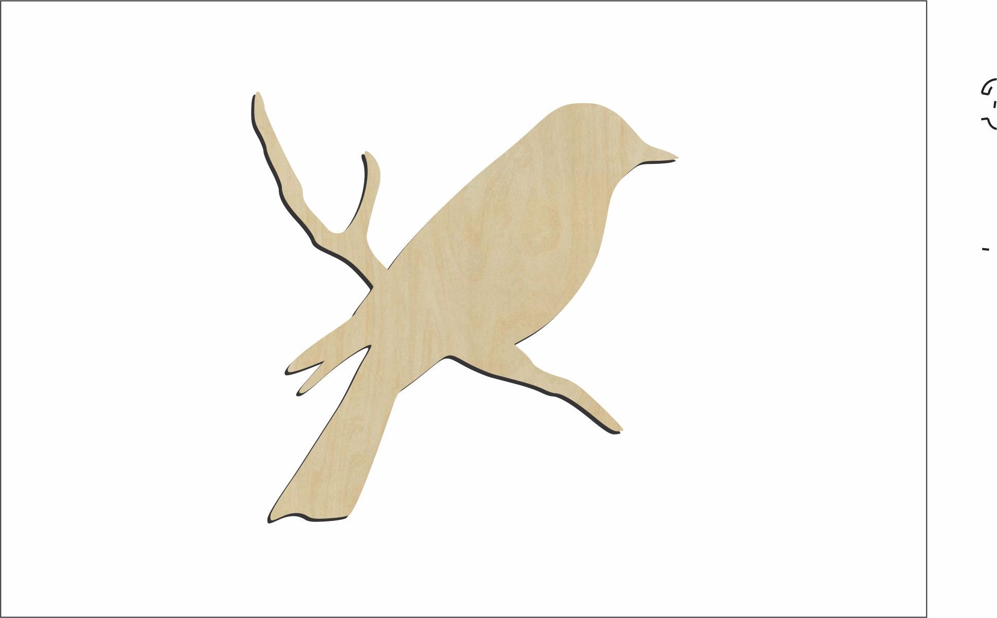 Animal Spring Bird Shape Multiple Sizes Laser Cut - Etsy