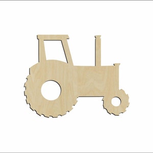Tractor Shape | Multiple Sizes | Laser Cut | Unfinished | Wood Cutouts ...