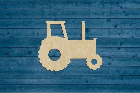 Tractor Shape Multiple Sizes Laser Cut Unfinished Wood - Etsy