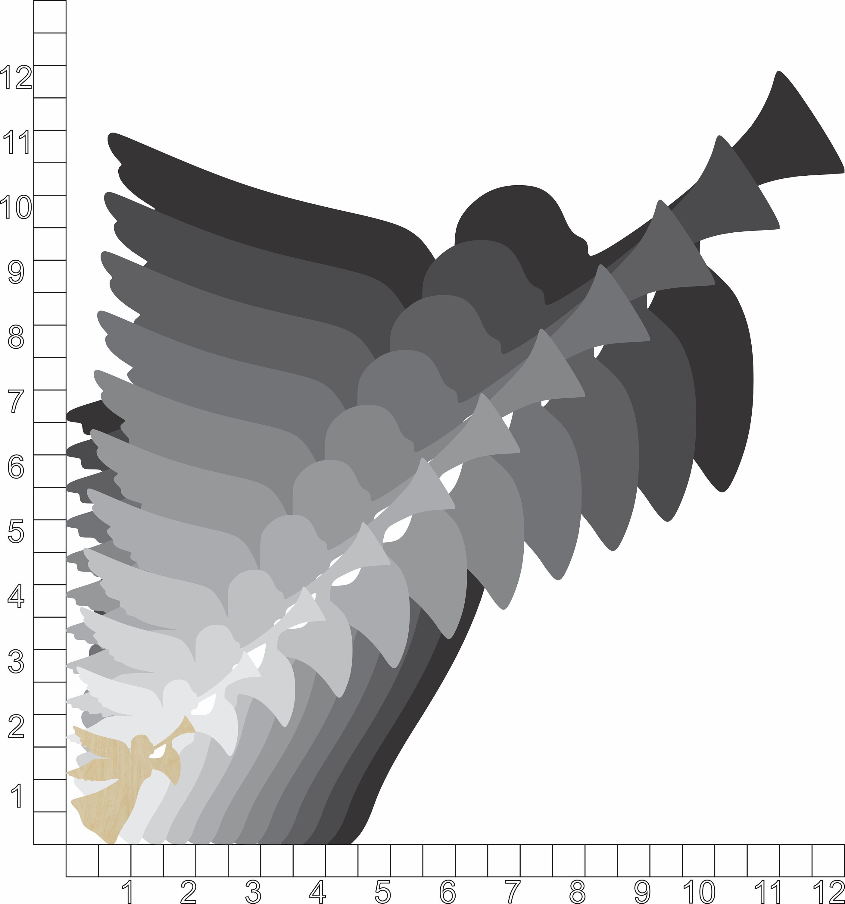 Nativity | Angel Shape | Multiple Sizes | Laser Cut | Unfinished | Wood ...