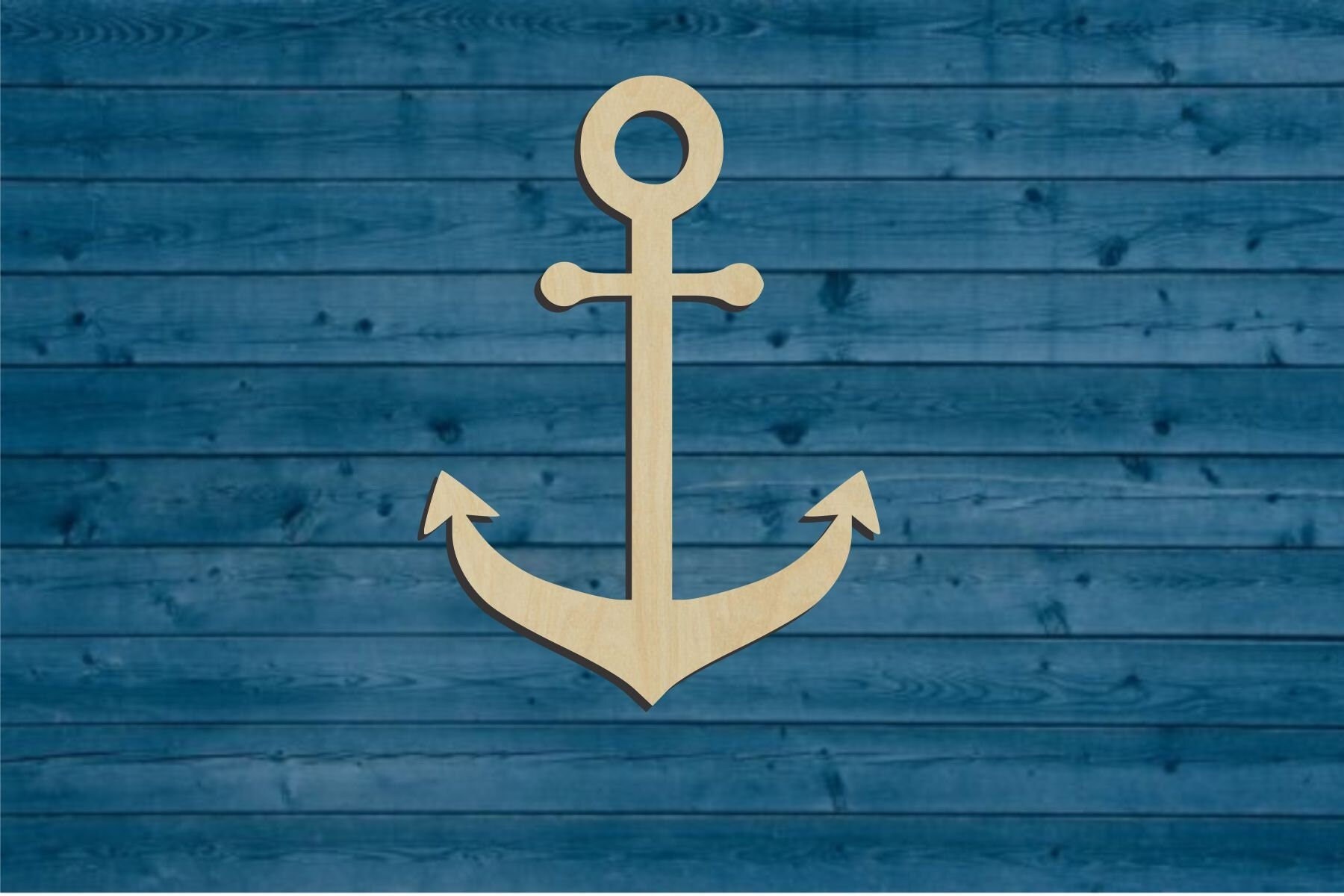 Nautical Anchor Shape Multiple Sizes Laser Cut - Etsy
