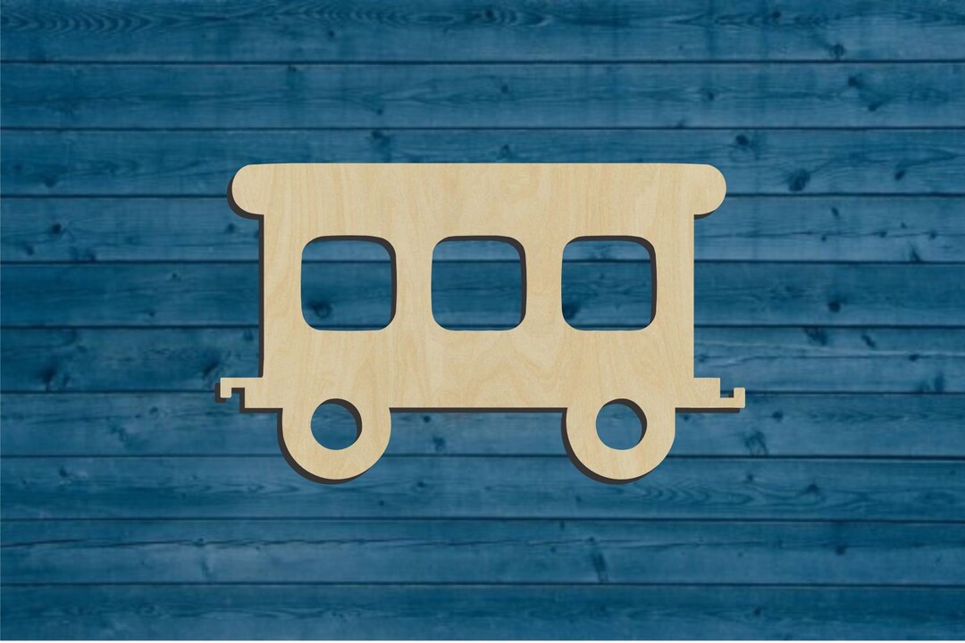 Transportation| Train | Train Car Shape | Multiple Sizes | Laser Cut ...