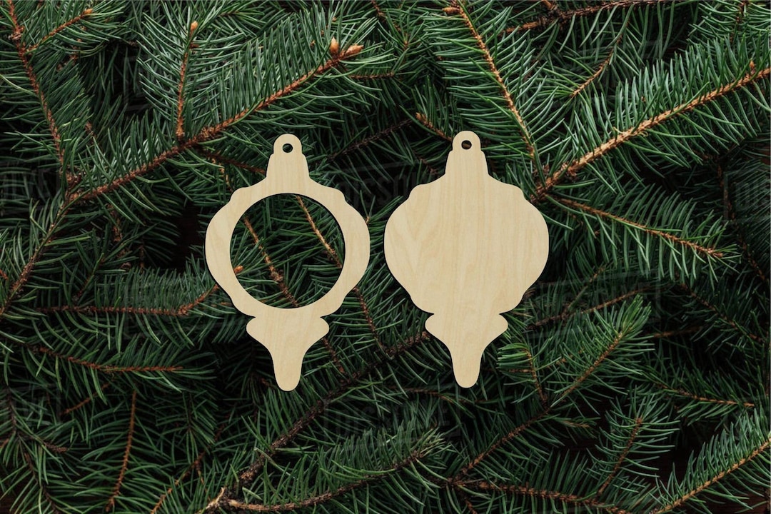 Dual-layer Christmas Ornament | Overlay| 2piece | Framed | Laser Cut ...