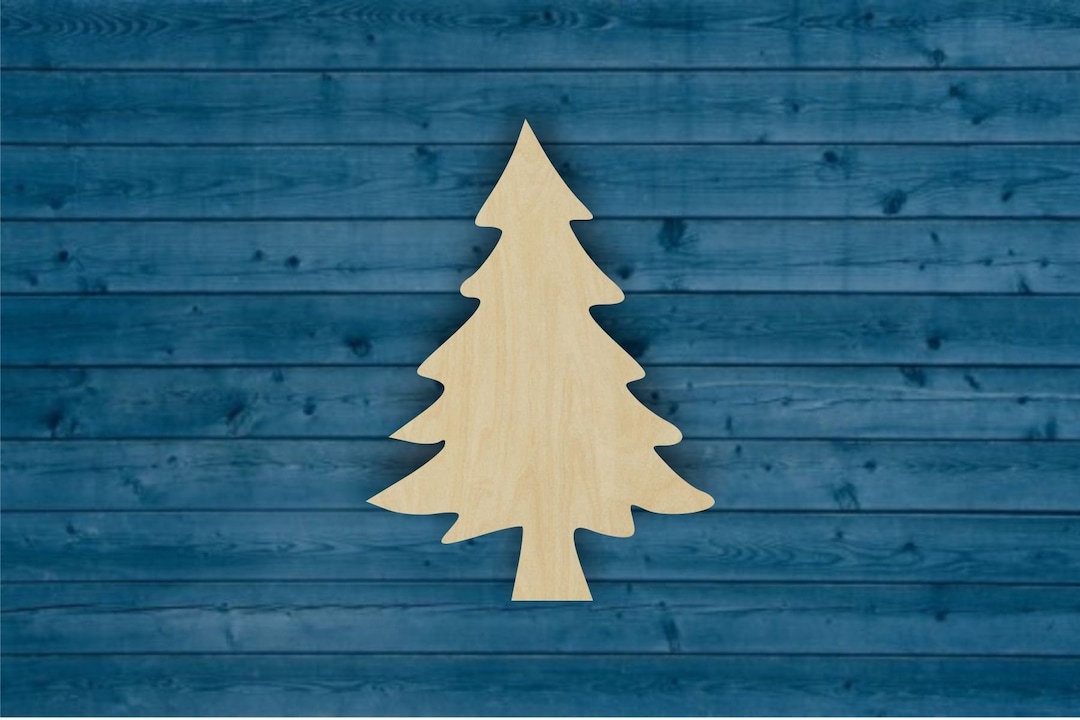 Pine Tree Shape | Multiple Sizes | Laser Cut | Unfinished | Wood ...