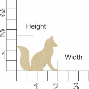 Fox Shape | Forest-woodland Animals | Multiple Sizes | Laser Cut ...