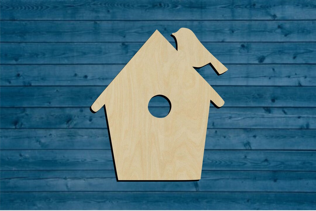 Summer | Spring | Bird House Shape | Multiple Sizes | Laser Cut ...
