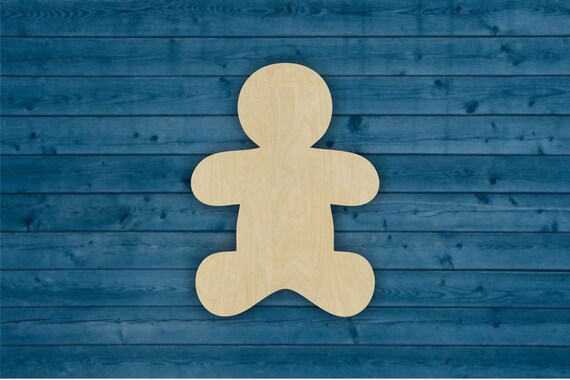Gingerbread Man Shape Multiple Sizes Laser Cut | Etsy