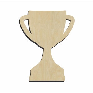 Sports | Award | Trophy Shape | Multiple Sizes | Laser Cut | Unfinished ...