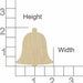 Bell Shape | Multiple Sizes | Laser Cut | Unfinished | Wood Cutouts ...