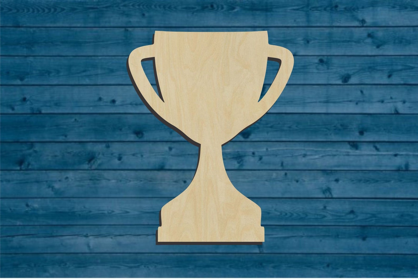 Sports Award Trophy Shape Multiple Sizes Laser Cut - Etsy