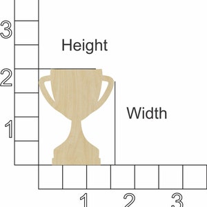 Sports | Award | Trophy Shape | Multiple Sizes | Laser Cut | Unfinished ...