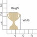 Sports | Award | Trophy Shape | Multiple Sizes | Laser Cut | Unfinished ...