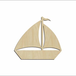 Sail Boat Shape | Nautical Sea Ocean | Transportation | Multiple Sizes ...
