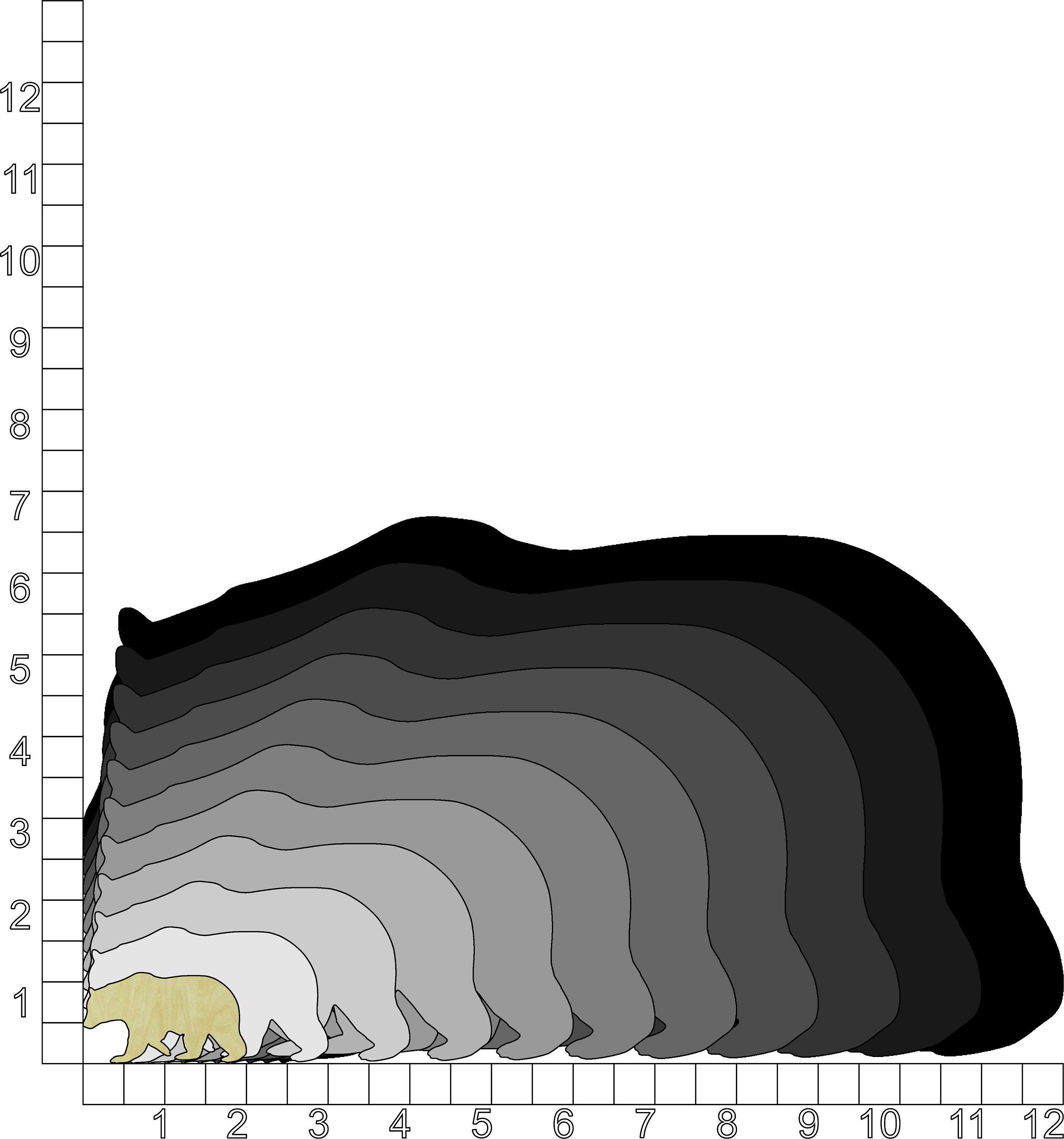 Bear Shape | Multiple Sizes | Laser Cut | Unfinished | Wood Cutouts ...