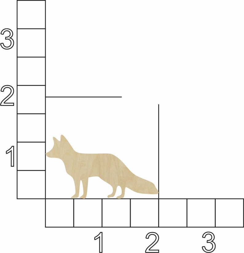 Fox Shape Multiple Sizes Laser Cut Unfinished Wood - Etsy
