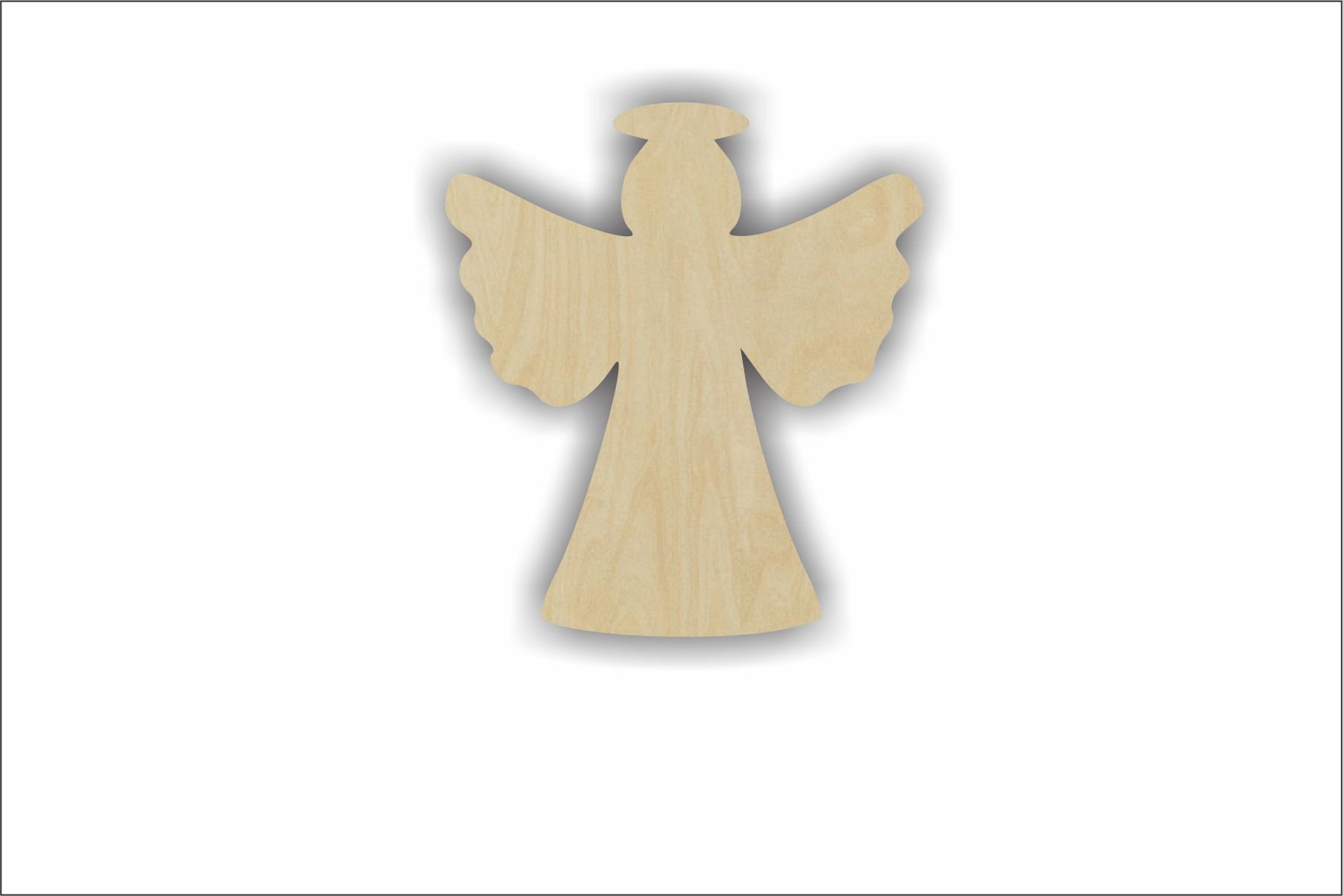 Angel Shape Multiple Sizes Laser Cut Unfinished Wood - Etsy