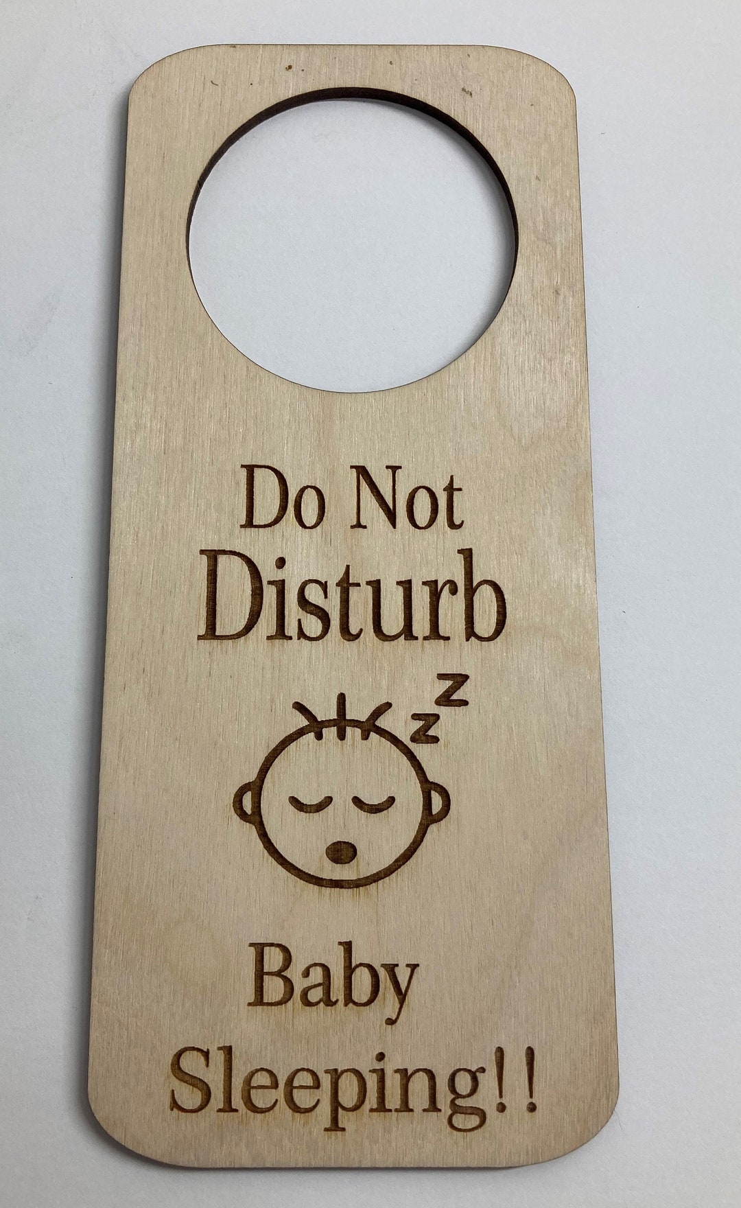 Door Hanger | Do Not Disturb | Baby Sleeping - Etsy