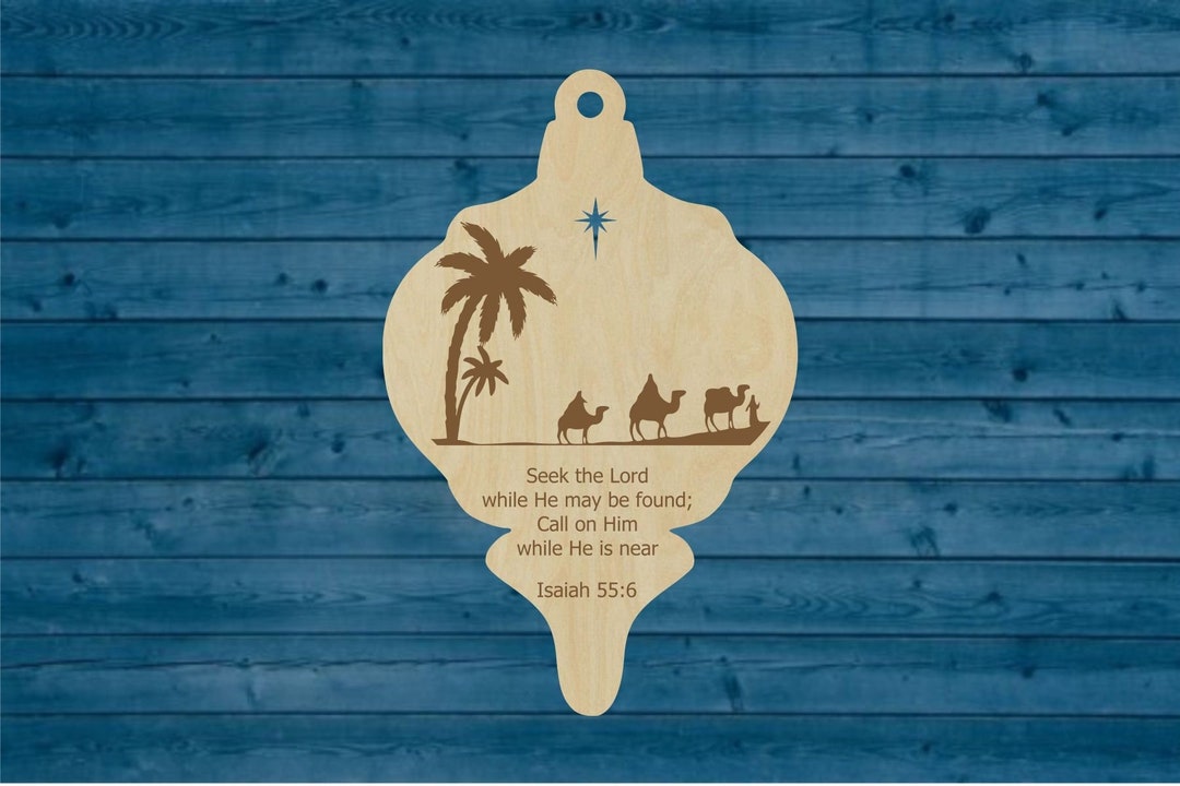 Bible Verse| Christian | Christmas Ornament | Multiple Sizes | Laser ...