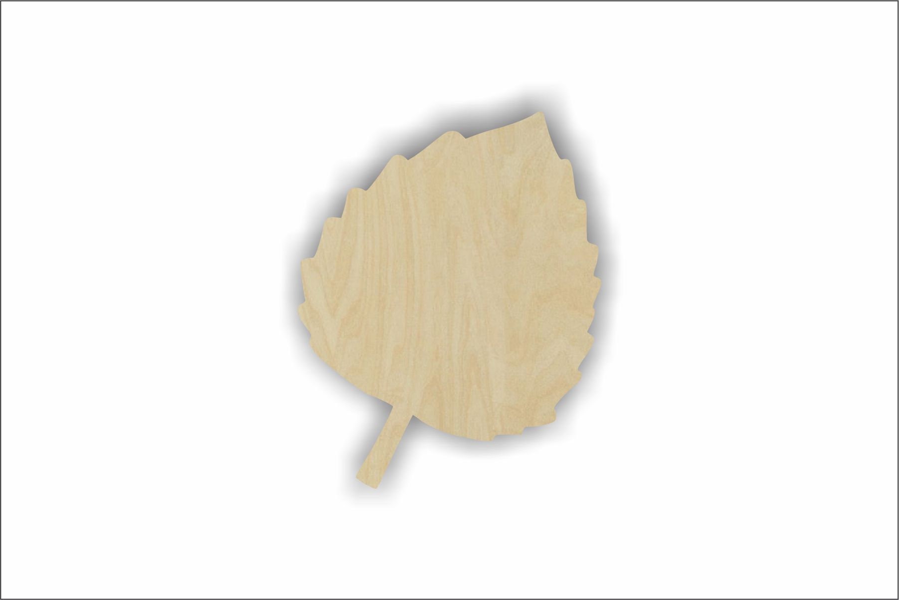 Leaf Shape Multiple Sizes Laser Cut Unfinished Wood - Etsy