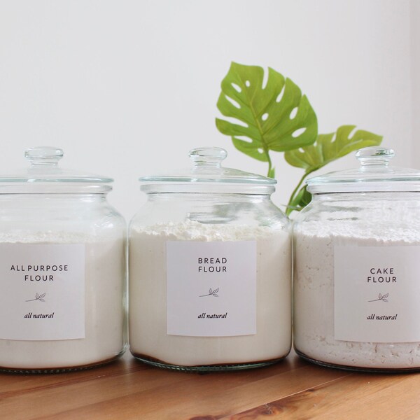 Flour Label - Etsy