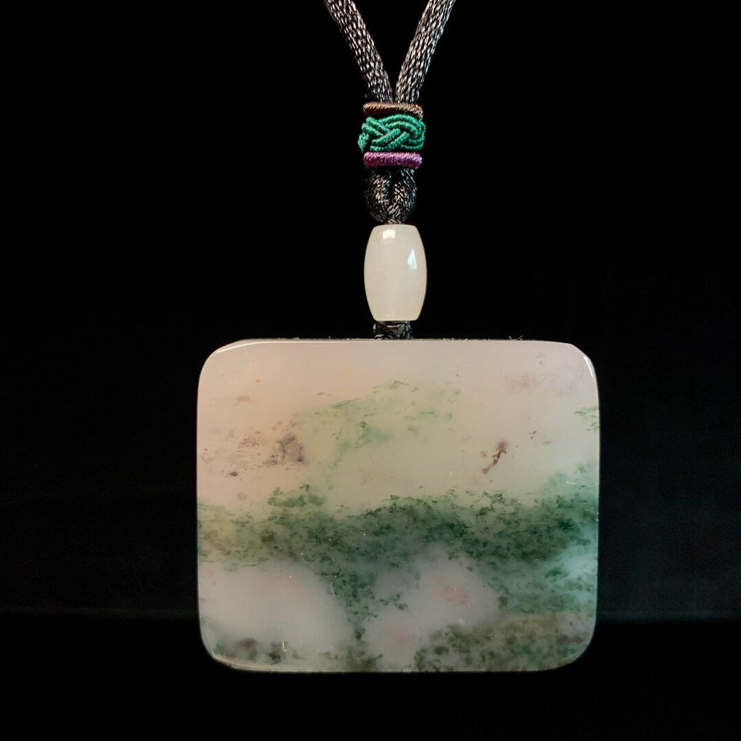 Unique Authentic Jade. Men Jade Necklace. Jade Neckless.100% Natural ...
