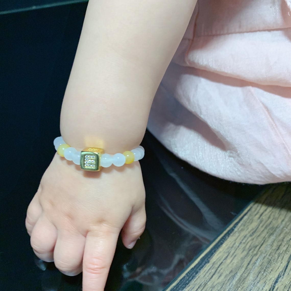 100% Authentic Jade. Baby Toddler Jade Bracelet. Jade Bracelet. E ...