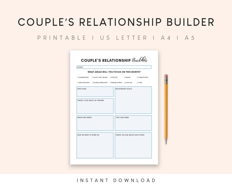 Couple's Relationship Builder - Etsy