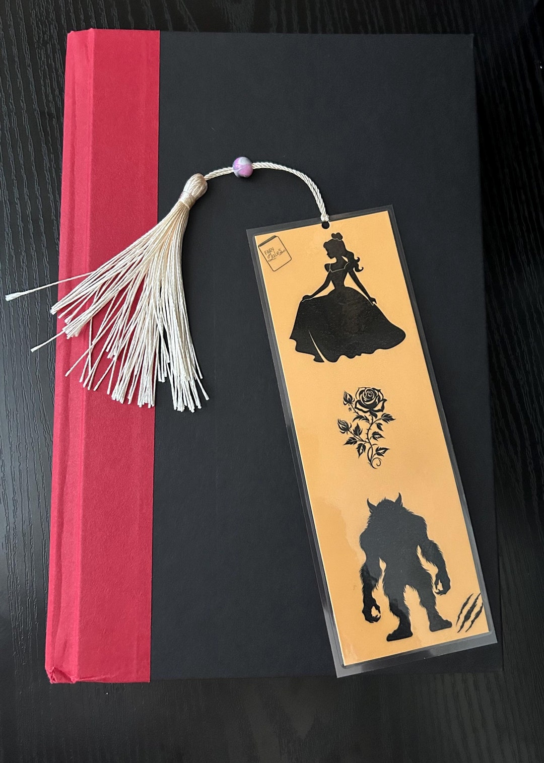 Beauty and the Beast Bookmark - Etsy