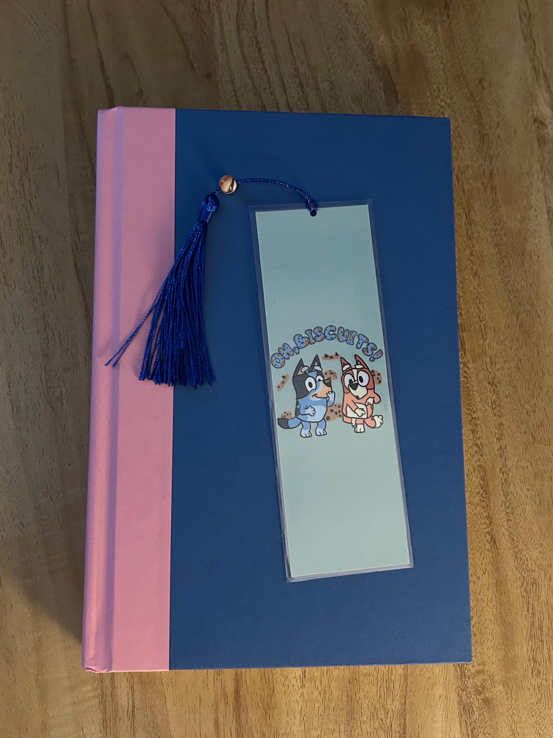 Bluey and Bingo Bookmark With Tassel - Etsy