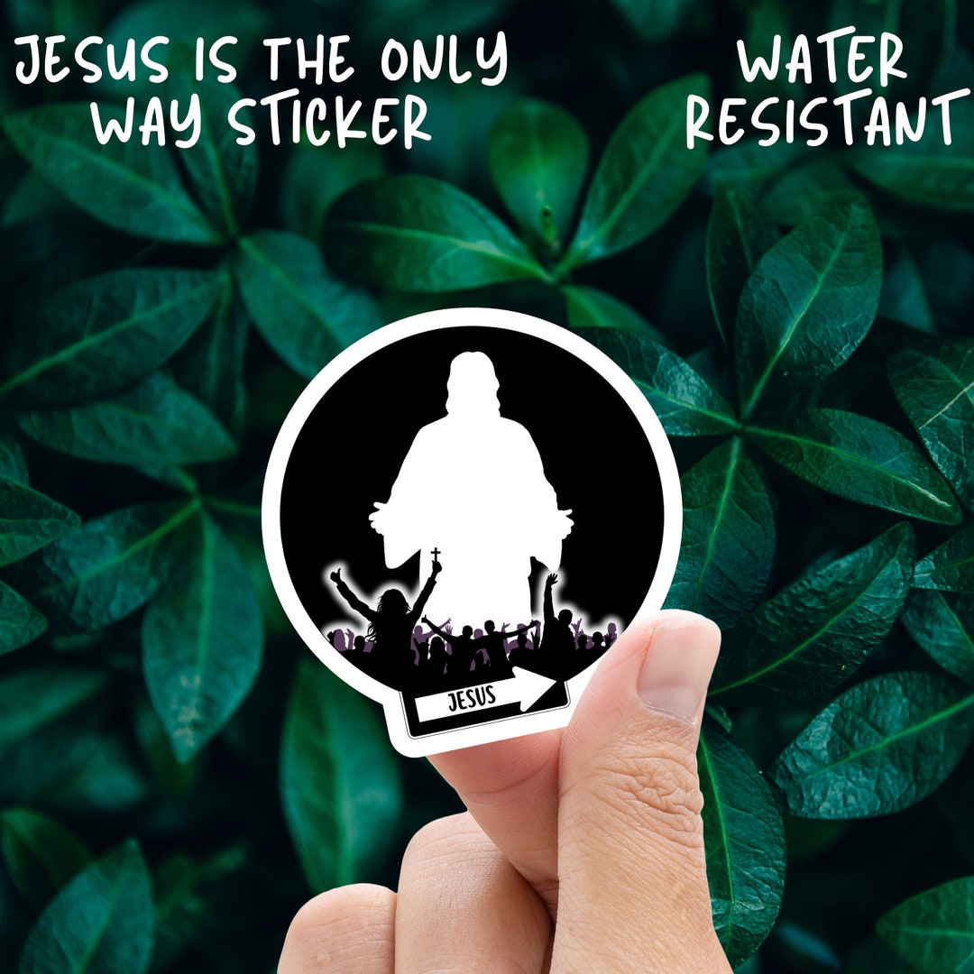 Jesus Christ Vinyl Sticker Water Resistant for Personalized Tumbler ...