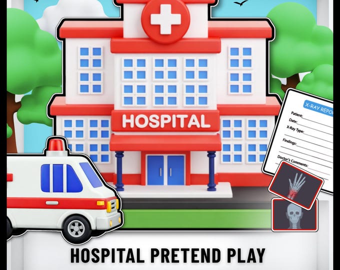 Hospital Pretend Play Toys | Doctor, Nurse, Pharmacist, Tools & Signs ...