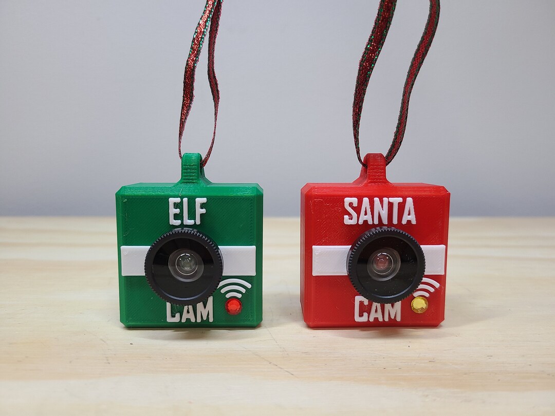 Elf Cam Santa Cam Christmas Tree Ornaments for Child Behavior ...