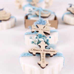 Handmade Baptism Scented Soap Favors, First Communion Soap Favors, Baby ...