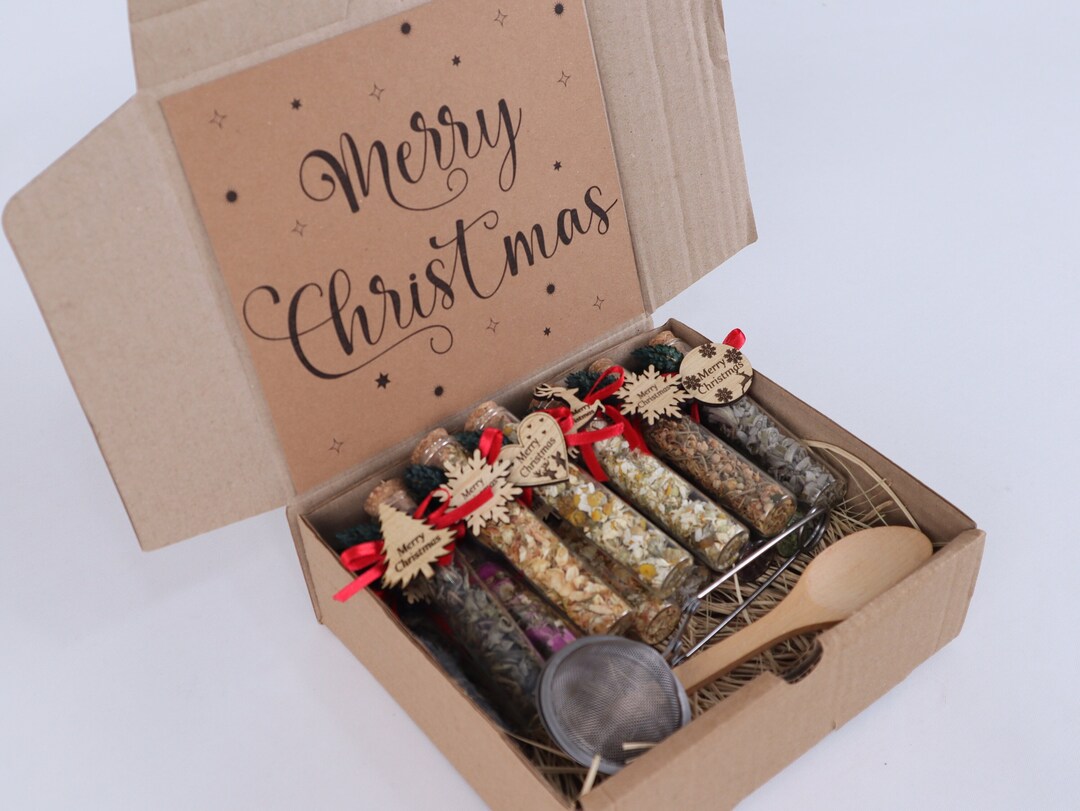 Christmas Gift Box, Xmas Party Tea Favors, Christmas Loose Leaf Tea ...
