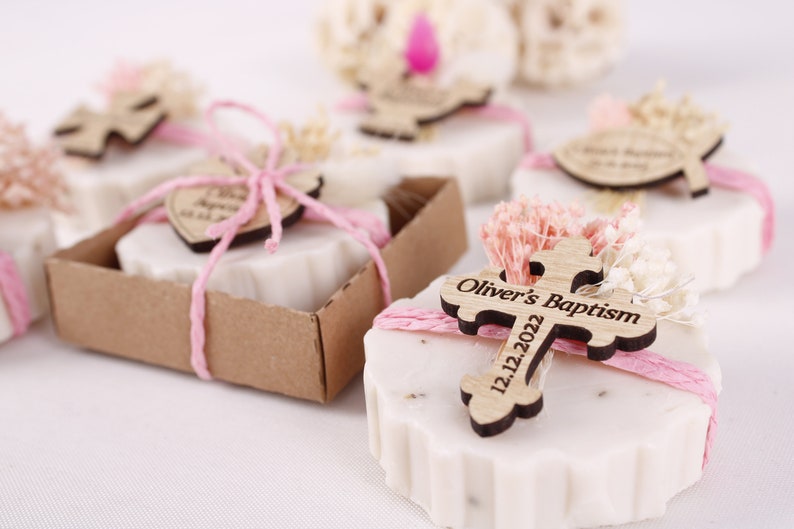 Handmade Baptism Scented Soap Favors First Communion Soap - Etsy