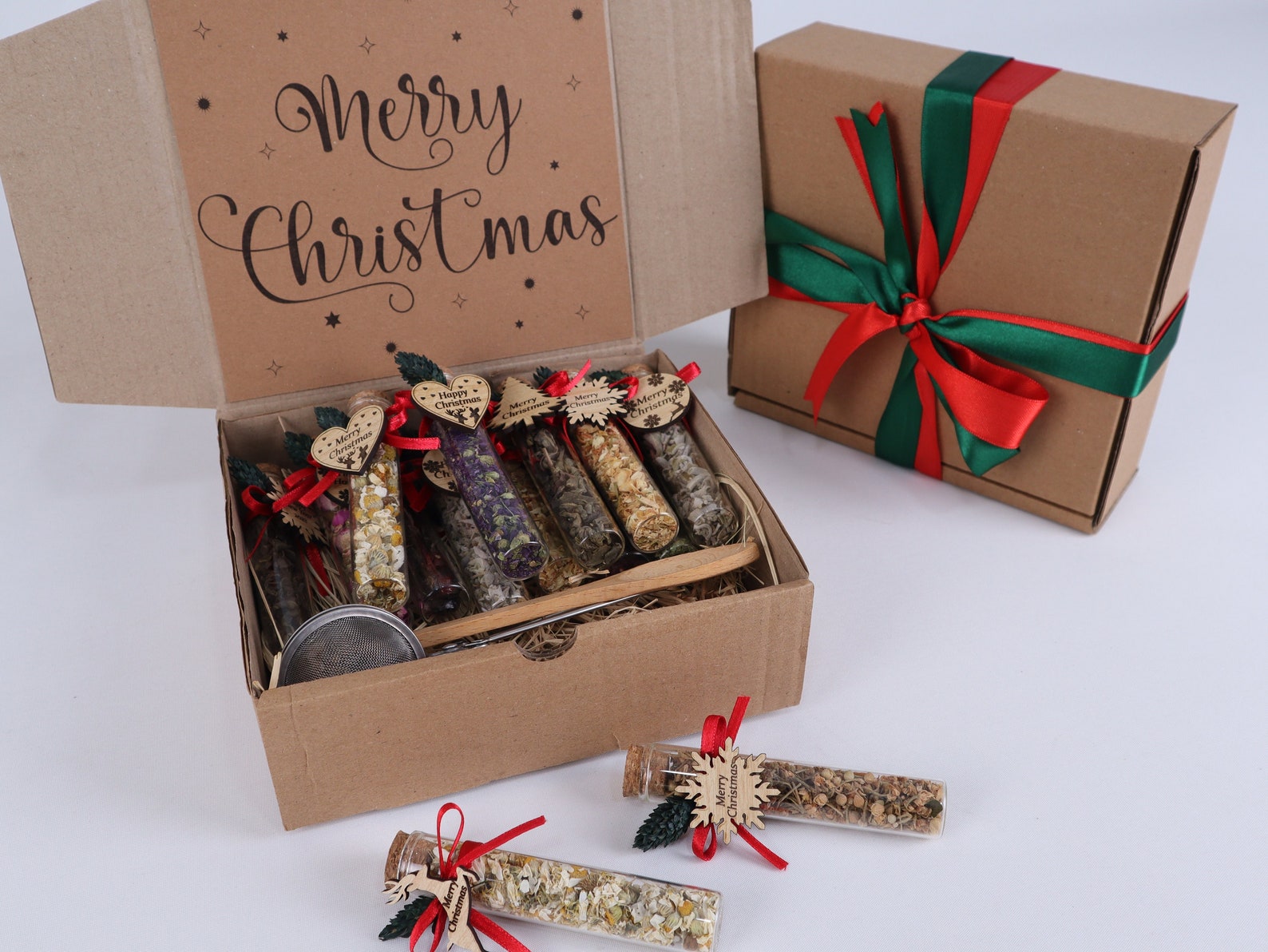 Christmas Gift Box, Xmas Party Tea Favors, Christmas Loose Leaf Tea ...