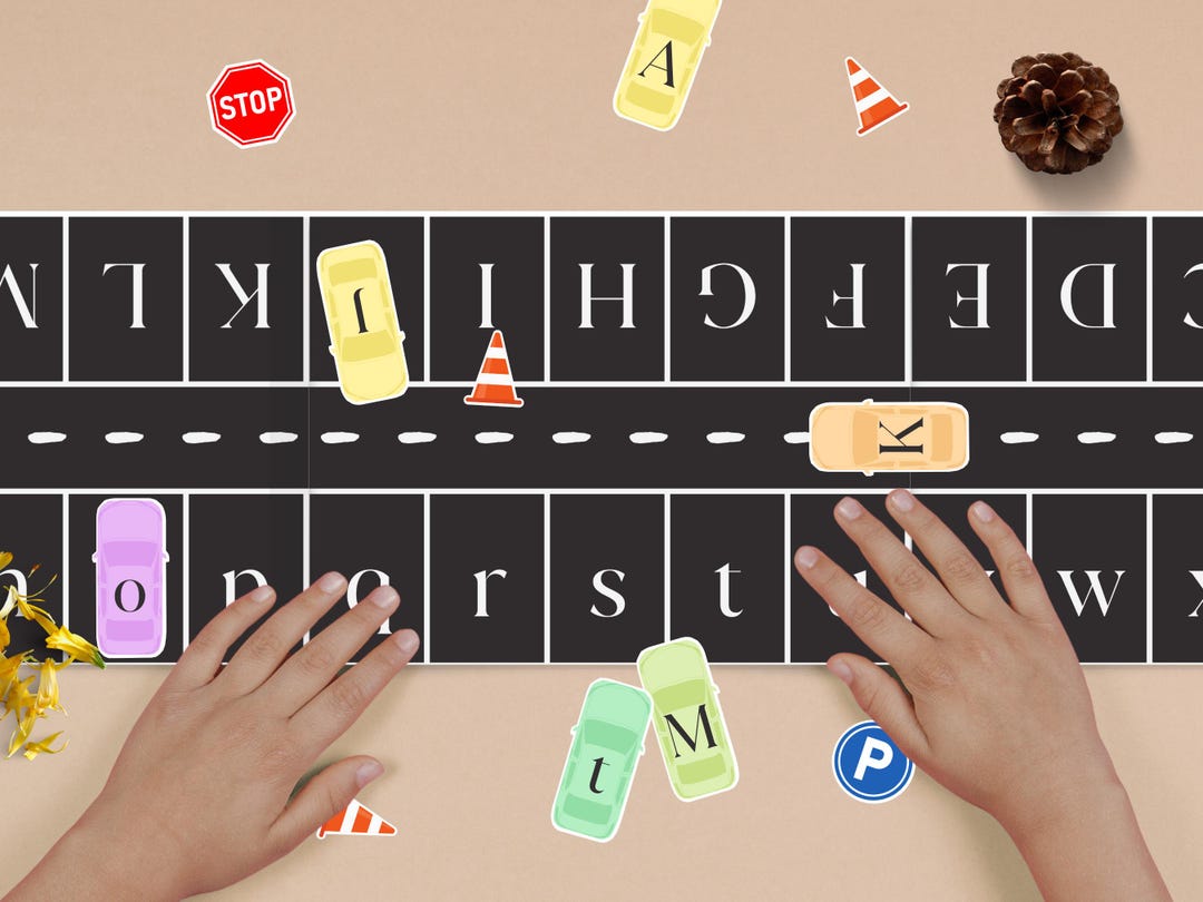 ABC Car Parking Game: Alphabet Learning Printable (PDF) - Etsy