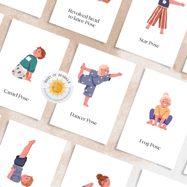 Yoga Card Games - Etsy
