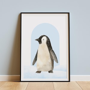 Arctic Animal Nursery Decor Prints: Seal, Polar Bear, Penguin (digital ...