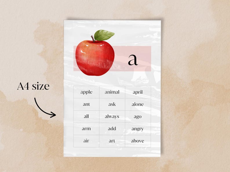Phonics Cards, Phonics Posters, Printable Sight Words, Learn to Read ...