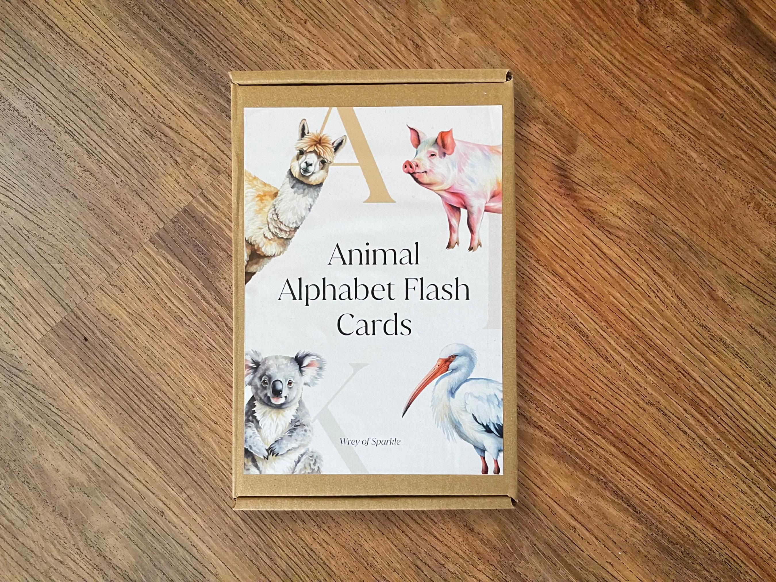 Animal Alphabet Flash Cards, Classroom Decor, Toddlers Preschool Early ...