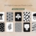 20 Printable Design Baby Sensory Development Flash Cards, Set of High ...
