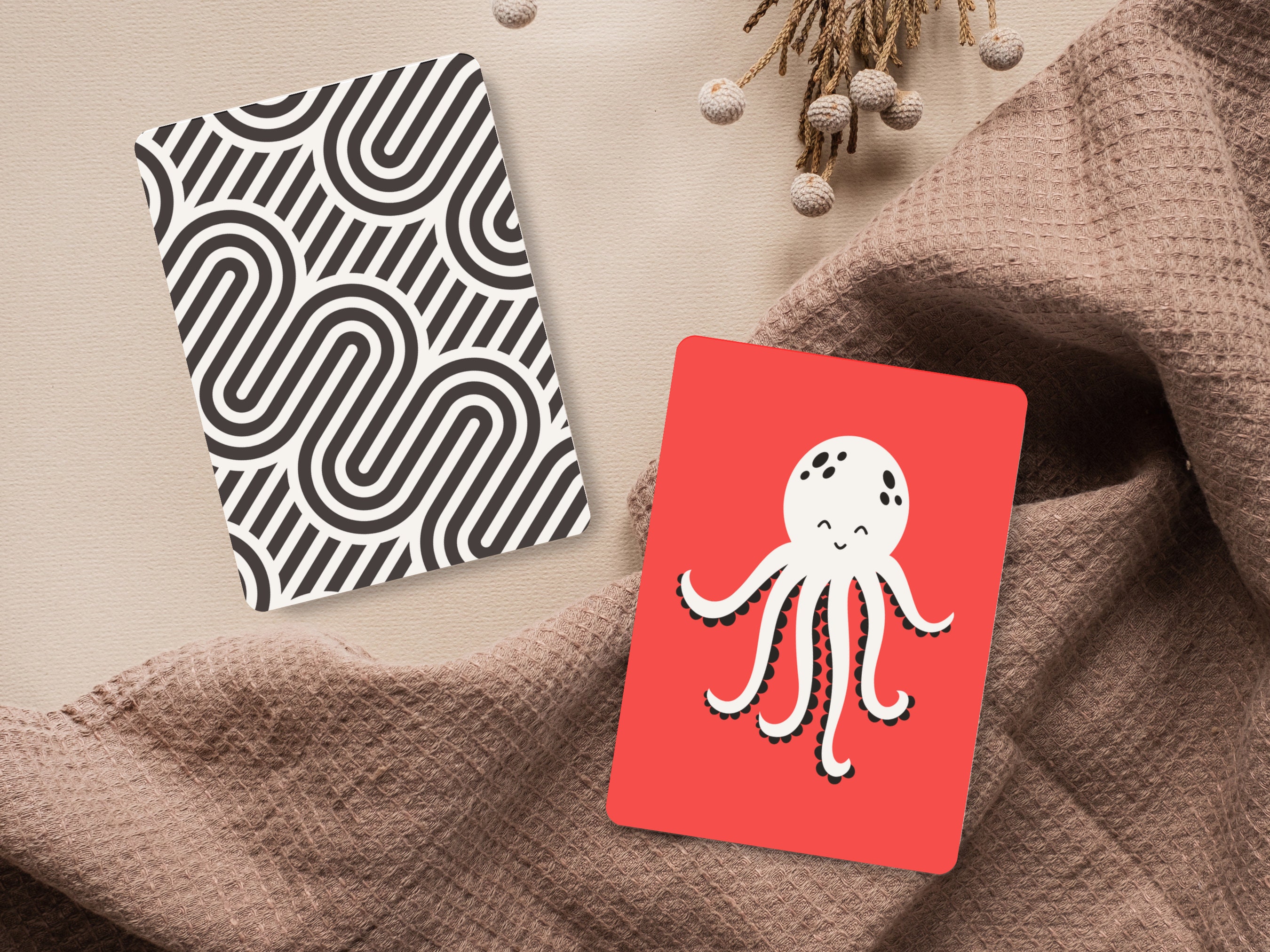 60 High Contrast Baby Cards Bundle, Printable Montessori Bright ...