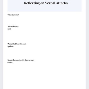 Reflective Resentment Journal - Etsy