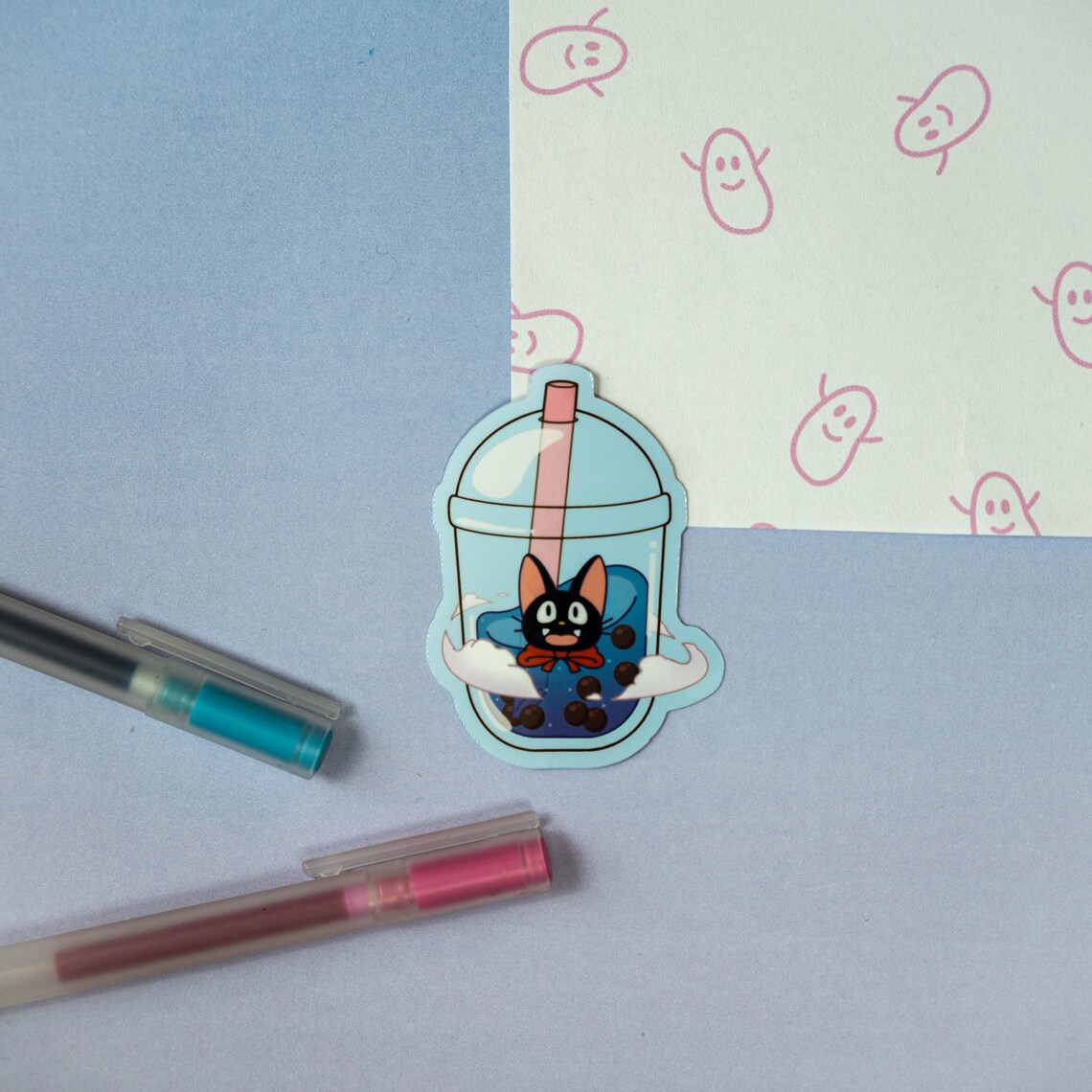 Studio Ghibli Boba Stickers Waterproof Glossy Vinyl Sticker - Etsy