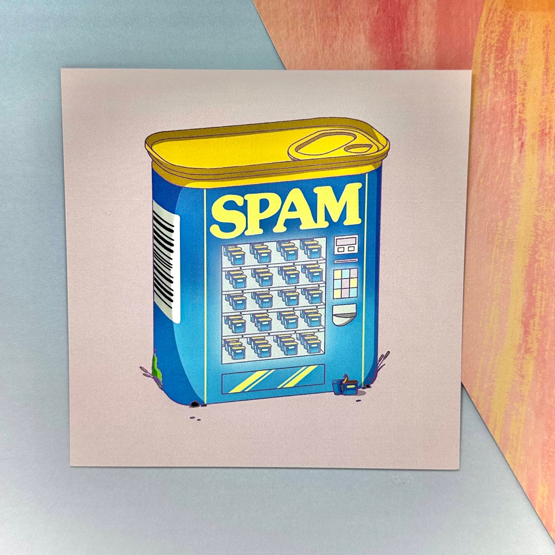 Spam Vending Aesthetic Art Print | Miniprint | Lofi Art Print | Vapor ...